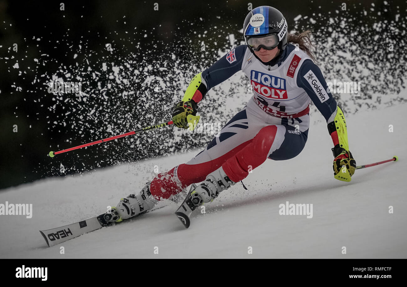 Are, Sweden. 14th Feb, 2019. Alpine skiing, world championship, giant ...