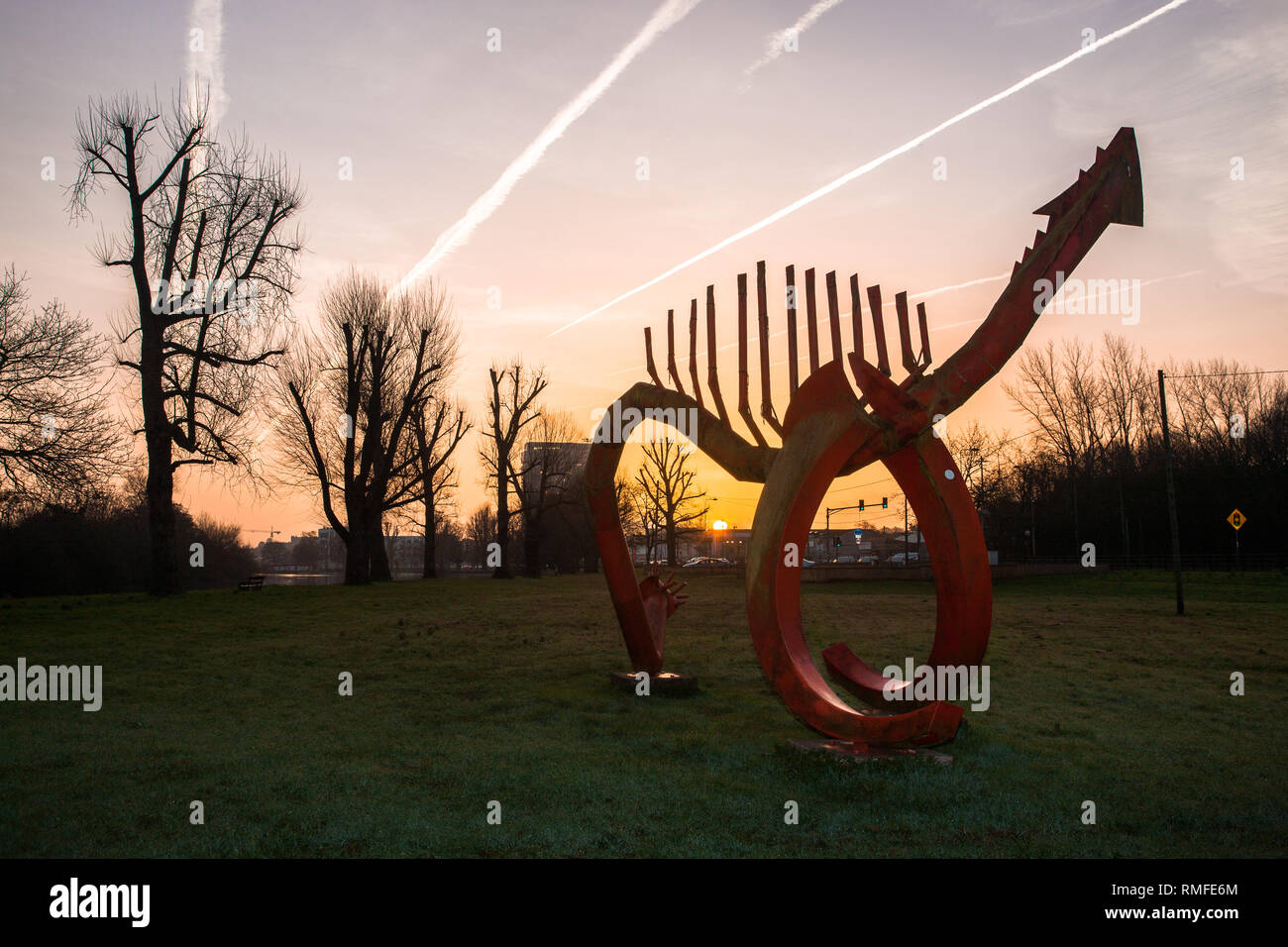 Cork City, Cork, Ireland. 15th February, 2019. Jim Buckley's sculpture ...