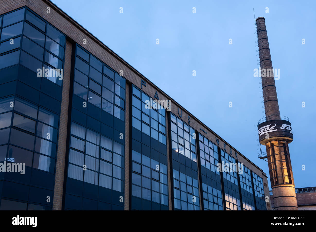 Alfeld, Germany. 14th Feb, 2019. Exterior view of the Fagus factory ...