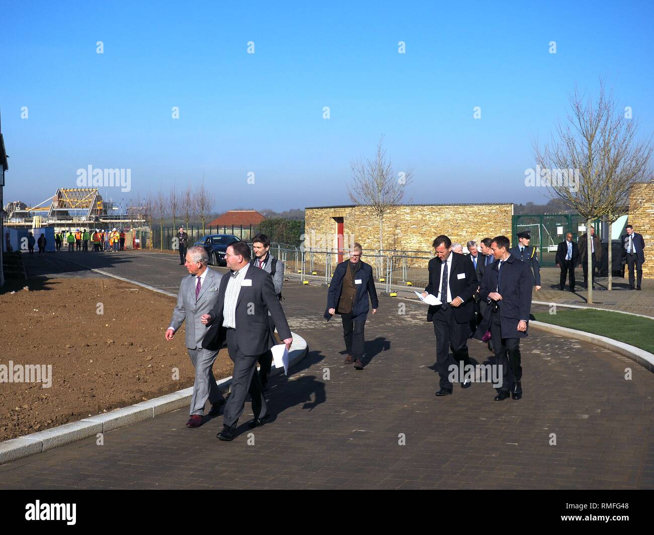 Bletchingdon, Oxfordshire, UK. 15th Feb 2019. Prince Charles the Prince ...