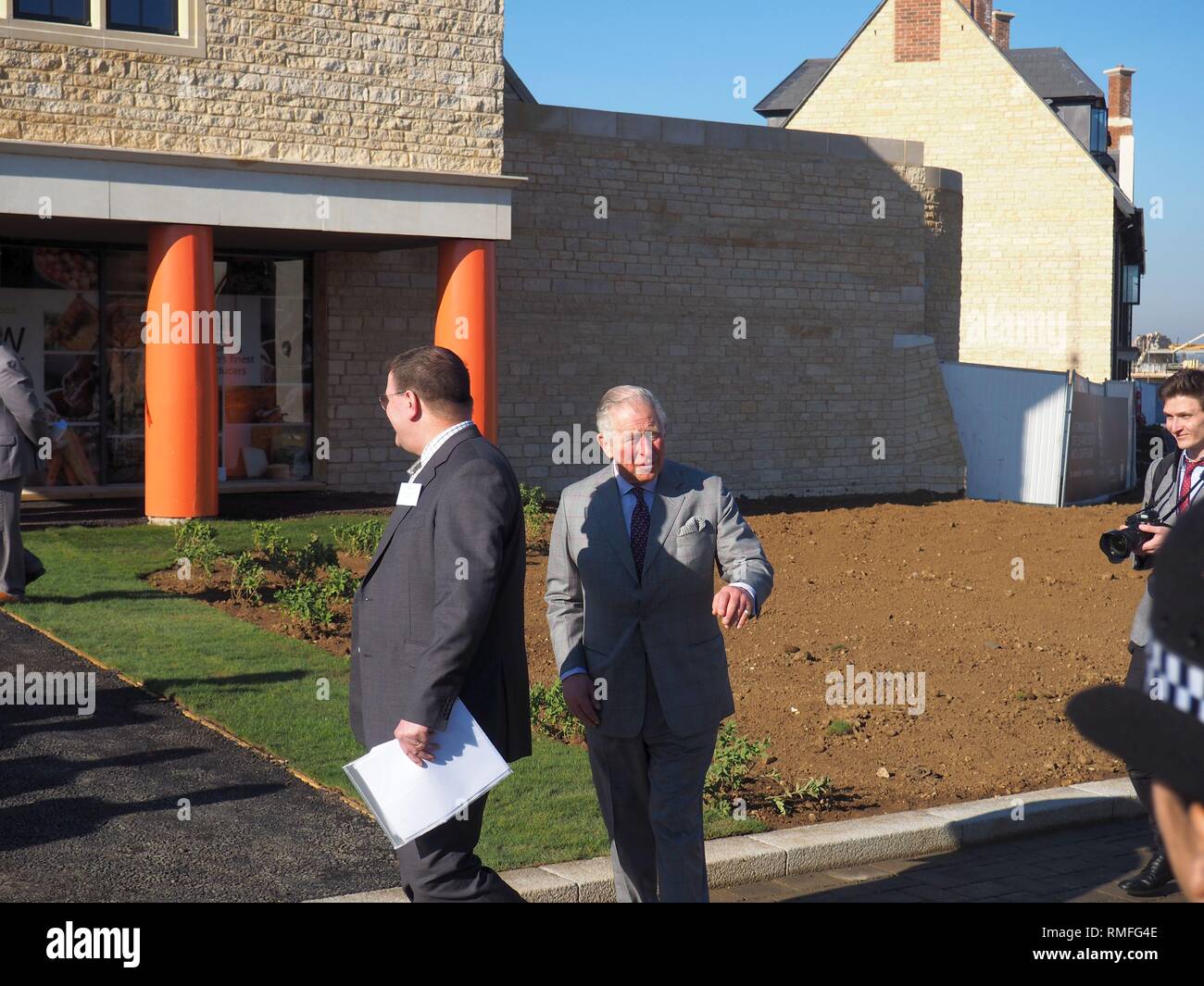 Bletchingdon, Oxfordshire, UK. 15th Feb 2019. Prince Charles the Prince ...