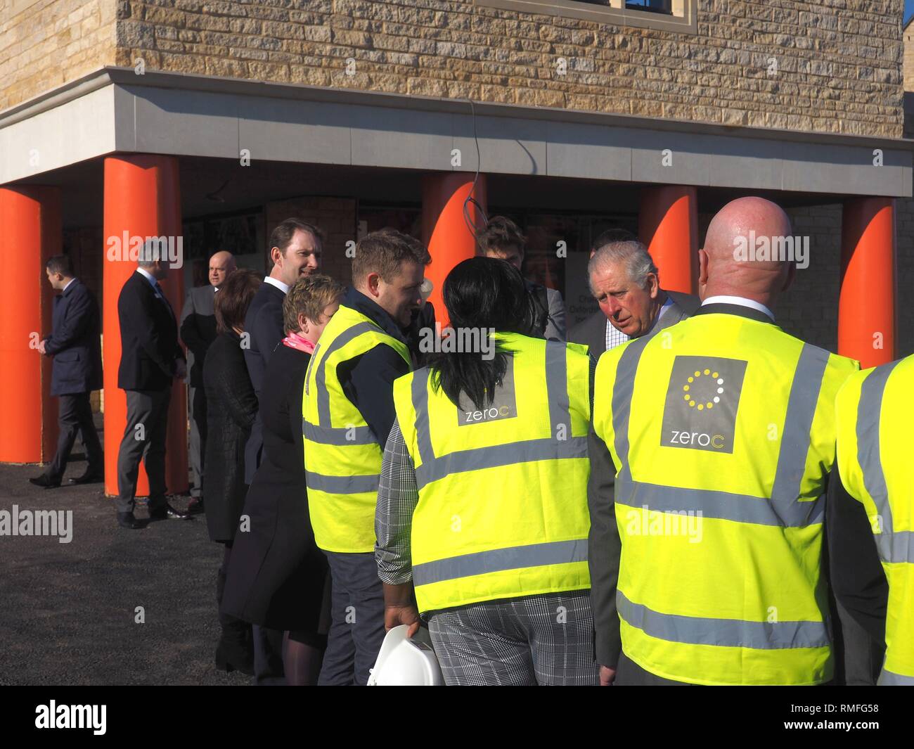 Bletchingdon, Oxfordshire, UK. 15th Feb 2019. Prince Charles the Prince ...