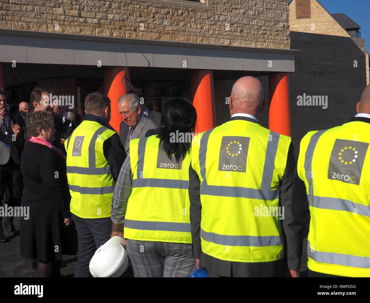 Bletchingdon, Oxfordshire, UK. 15th Feb 2019. Prince Charles the Prince ...
