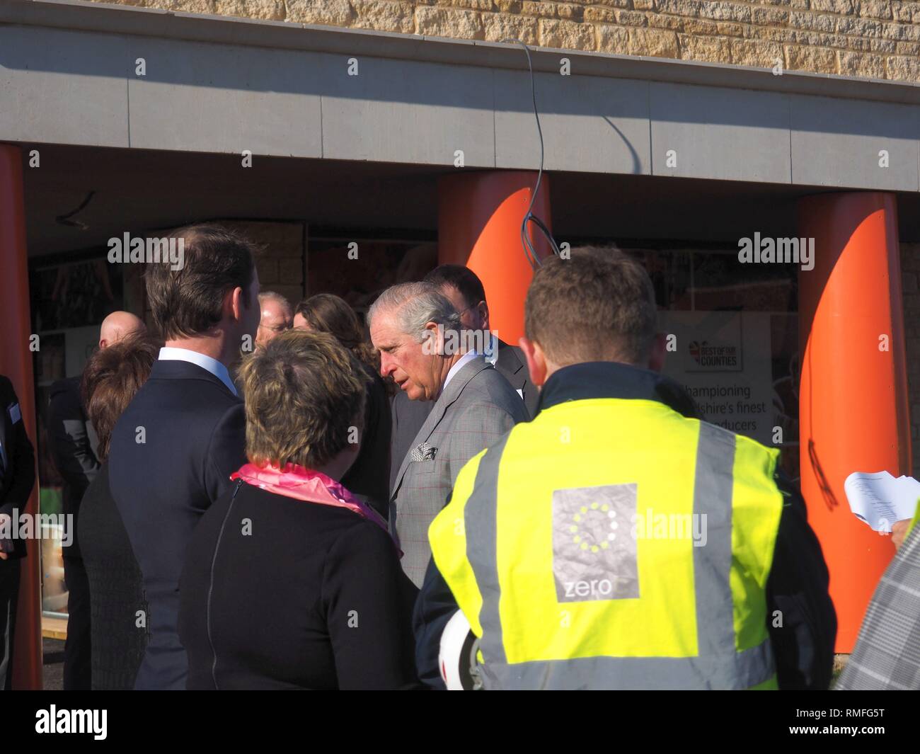 Bletchingdon, Oxfordshire, UK. 15th Feb 2019. Prince Charles the Prince ...