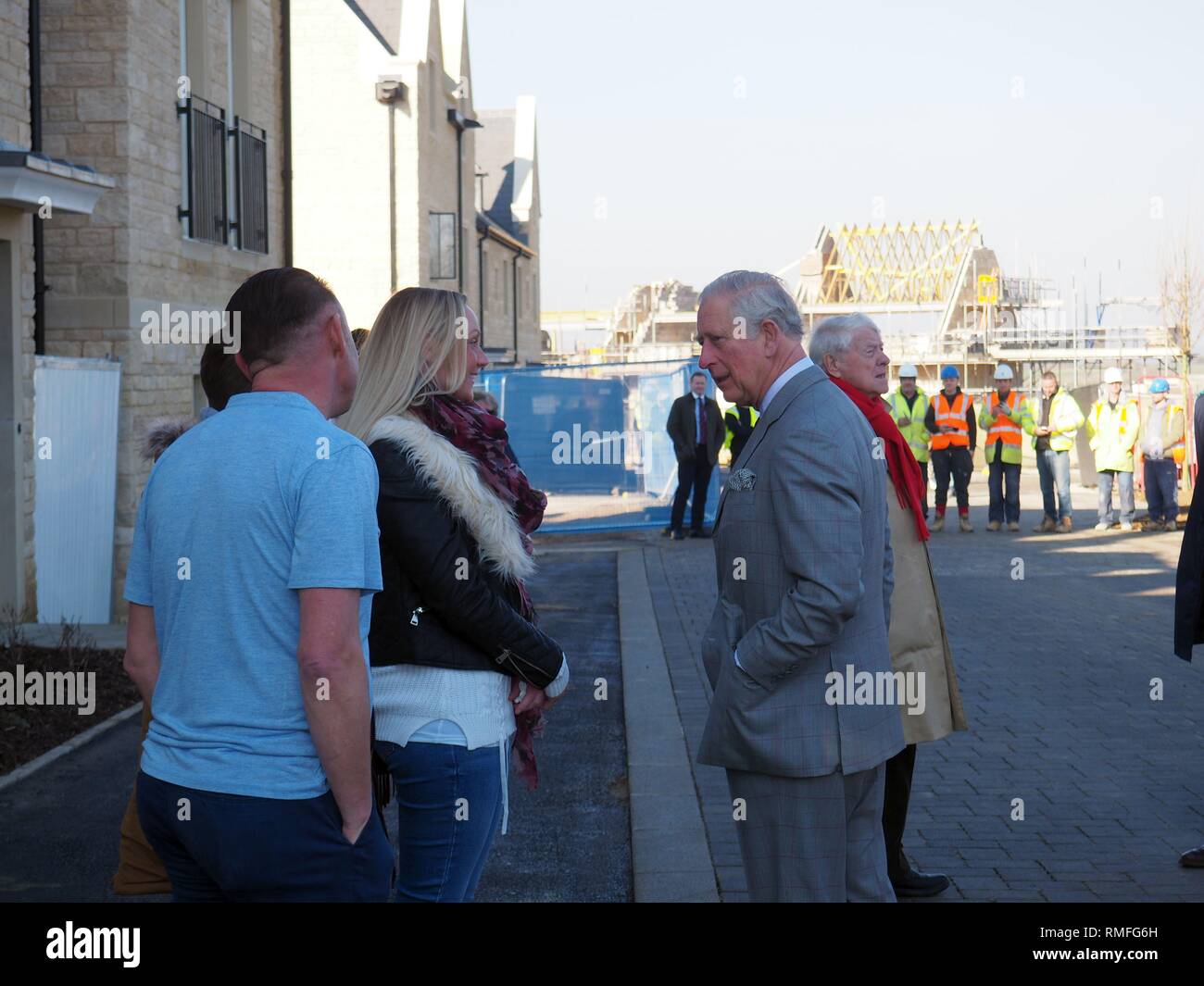 Bletchingdon, Oxfordshire, UK. 15th Feb 2019. Prince Charles the Prince ...
