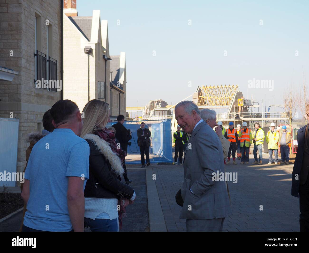 Bletchingdon, Oxfordshire, UK. 15th Feb 2019. Prince Charles the Prince ...