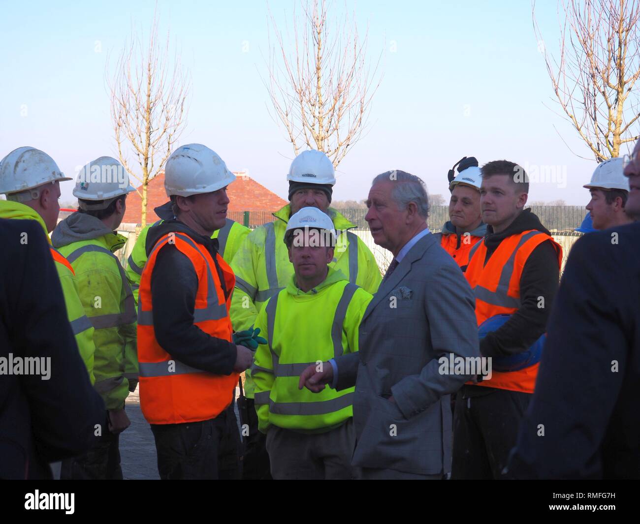 Bletchingdon, Oxfordshire, UK. 15th Feb 2019. Prince Charles the Prince ...