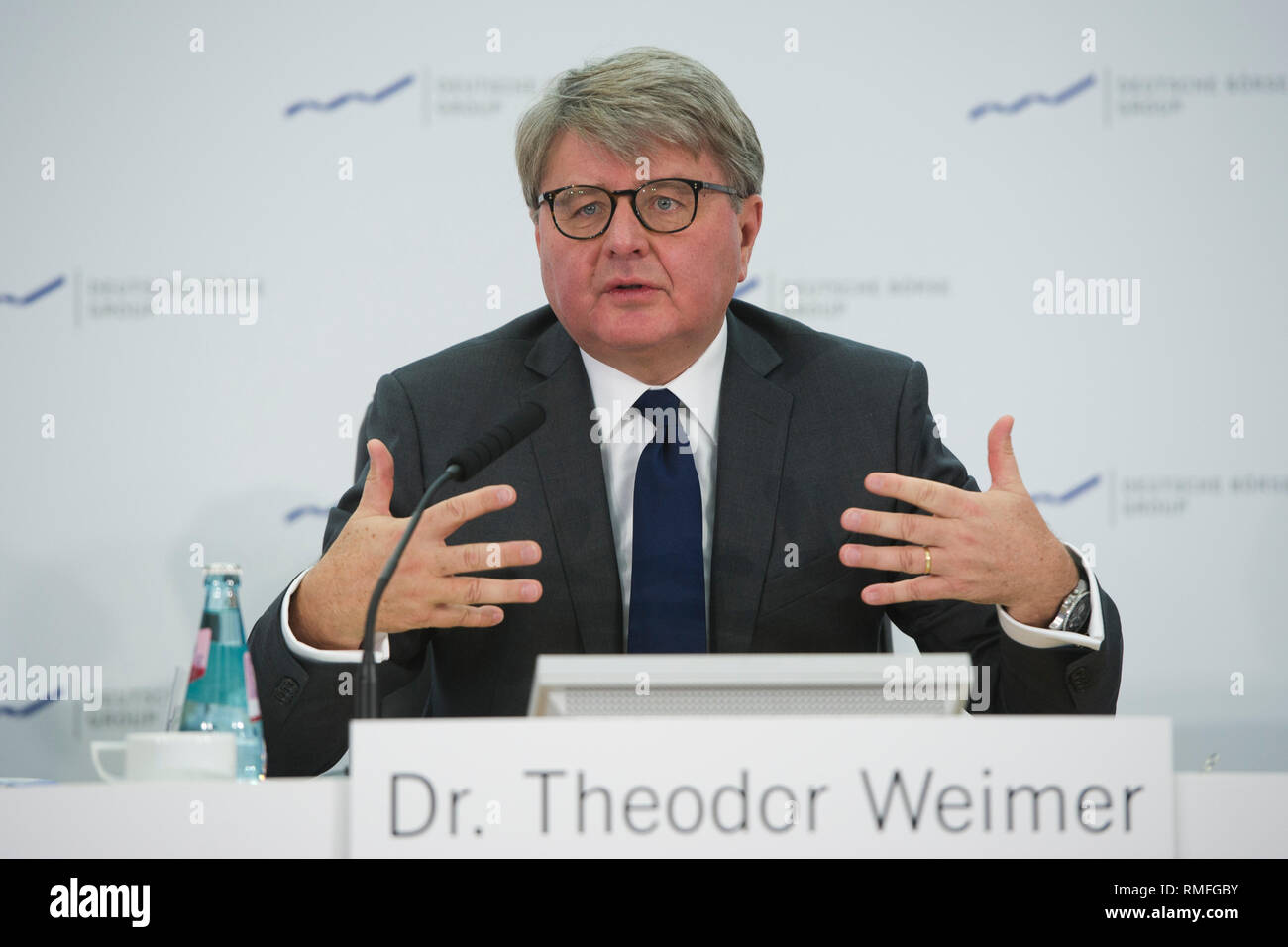 Frankfurt Am Main, Deutschland. 14th Feb, 2019. Dr. Theodor WEIMER ...