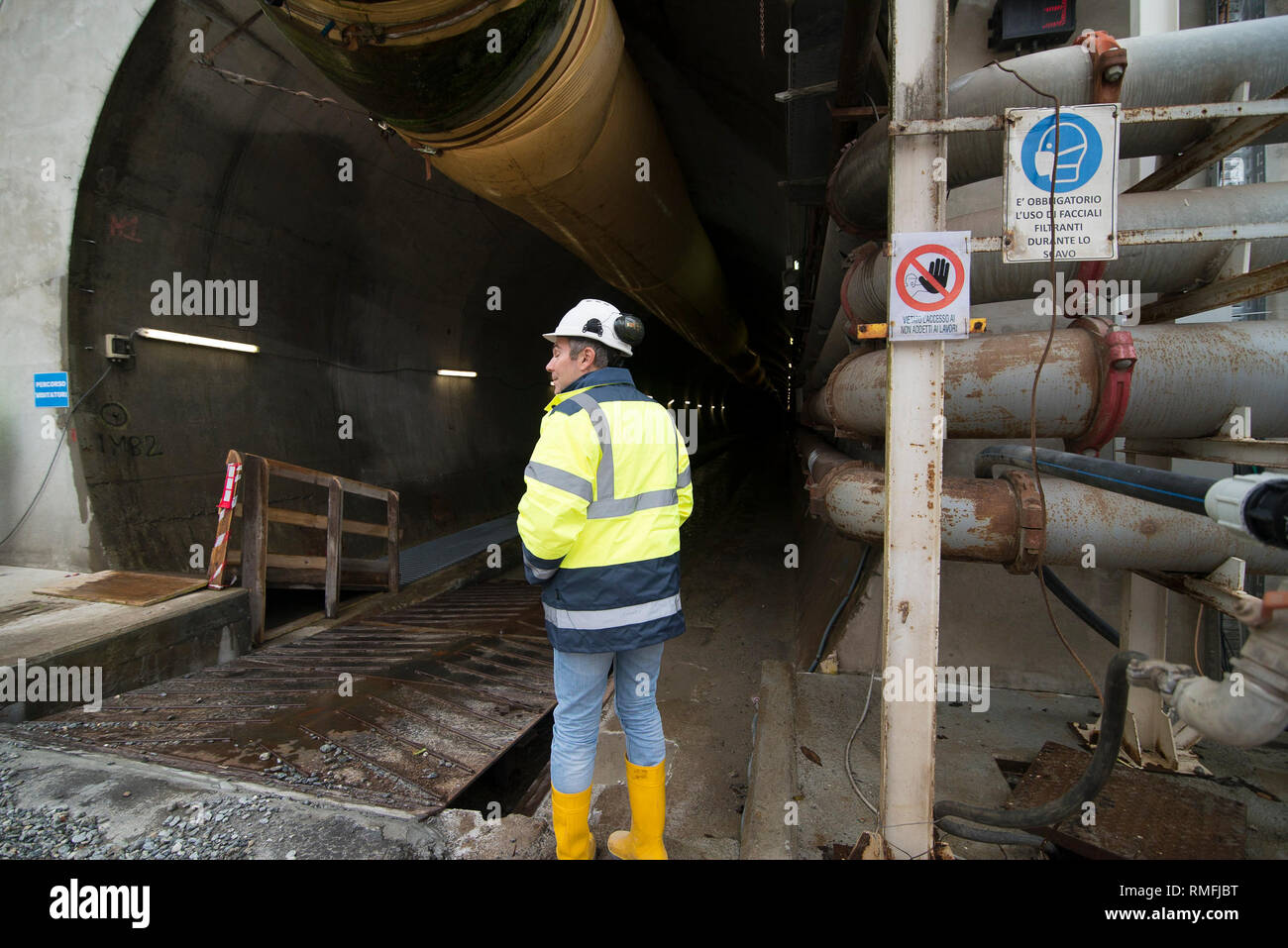 November 16, 2018 - Chiomonte, Piedmont, Italy - Turin, Italy- November ...