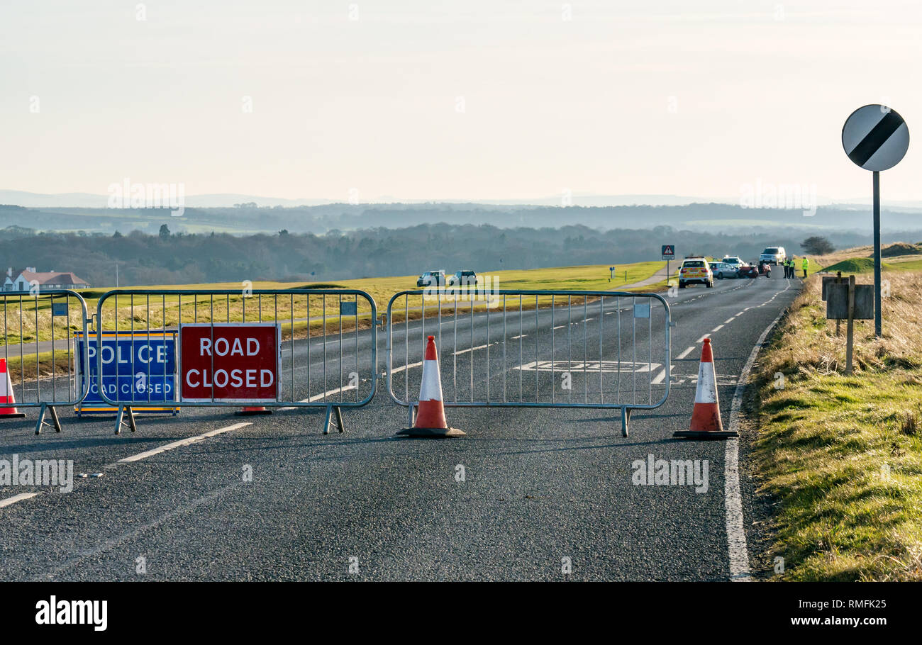 Gullane, East Lothian, Scotland, United Kingdom, 15th February 2019 ...
