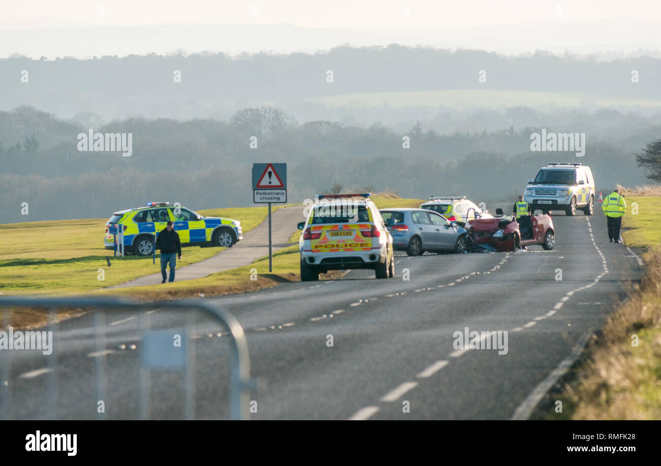 Gullane, East Lothian, Scotland, United Kingdom, 15th February 2019 ...