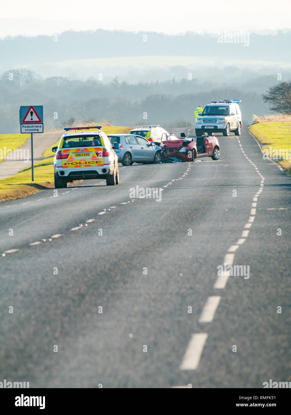 Gullane, East Lothian, Scotland, United Kingdom, 15th February 2019 ...