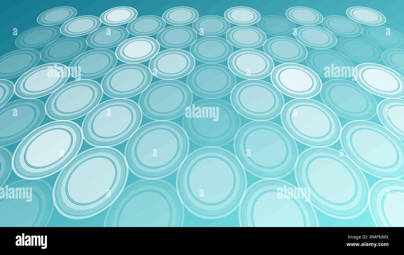 Round shapes vector illustration, transparent circles and gradient ...