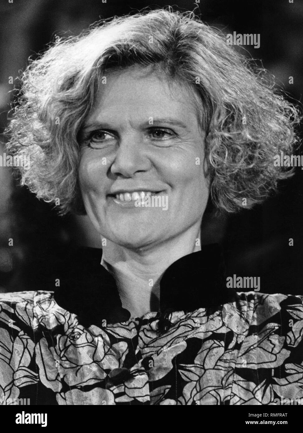 Anja Silja, singer, soprano Stock Photo - Alamy
