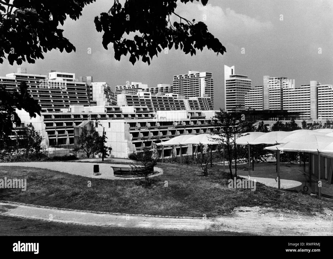 Olympic grounds: Olympic Village, Munich, Germany, Bavaria Stock Photo ... Olympic grounds: Olympic Village, Munich, Germany, Bavaria Stock Photo ...