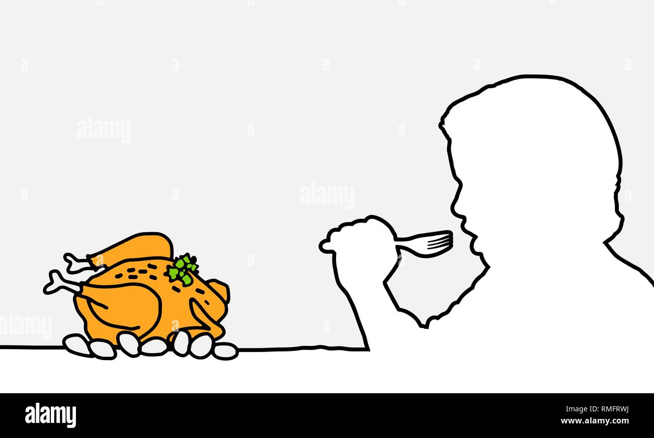 Single profile Stock Vector Images - Alamy