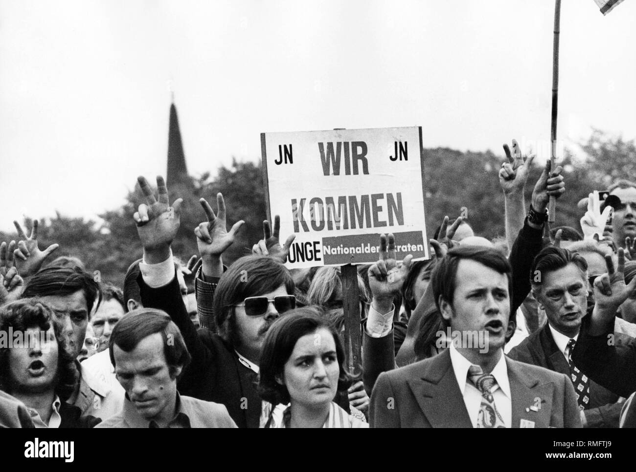 Npd party poster hi-res stock photography and images - Alamy