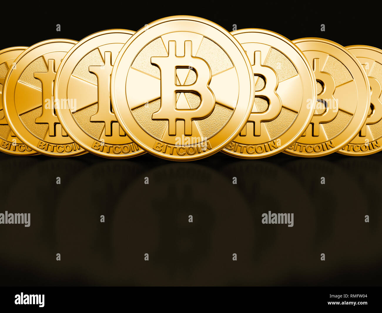 Bitcoin. Image with clipping path Stock Photo - Alamy
