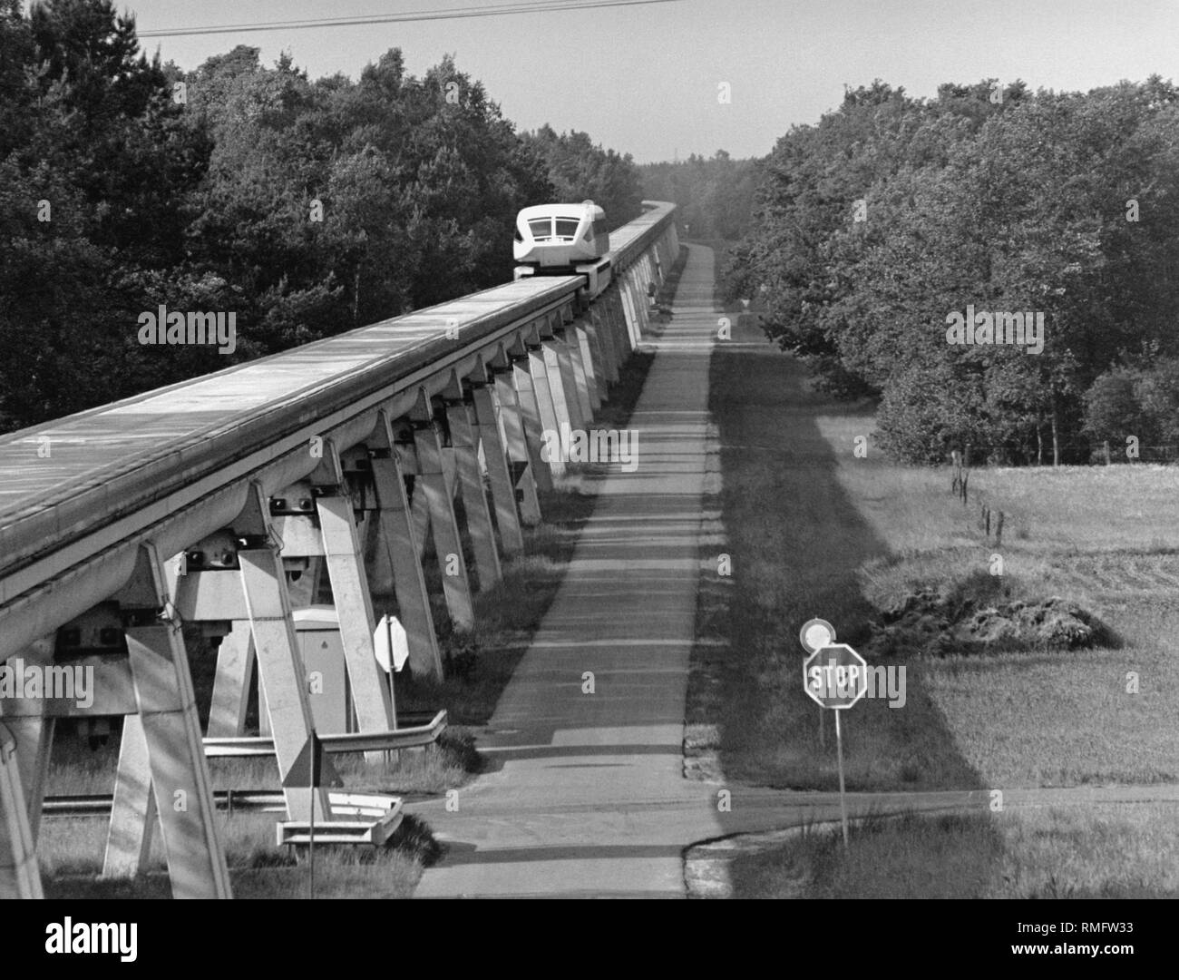 Magnetic levitation train test drive hi-res stock photography and ...