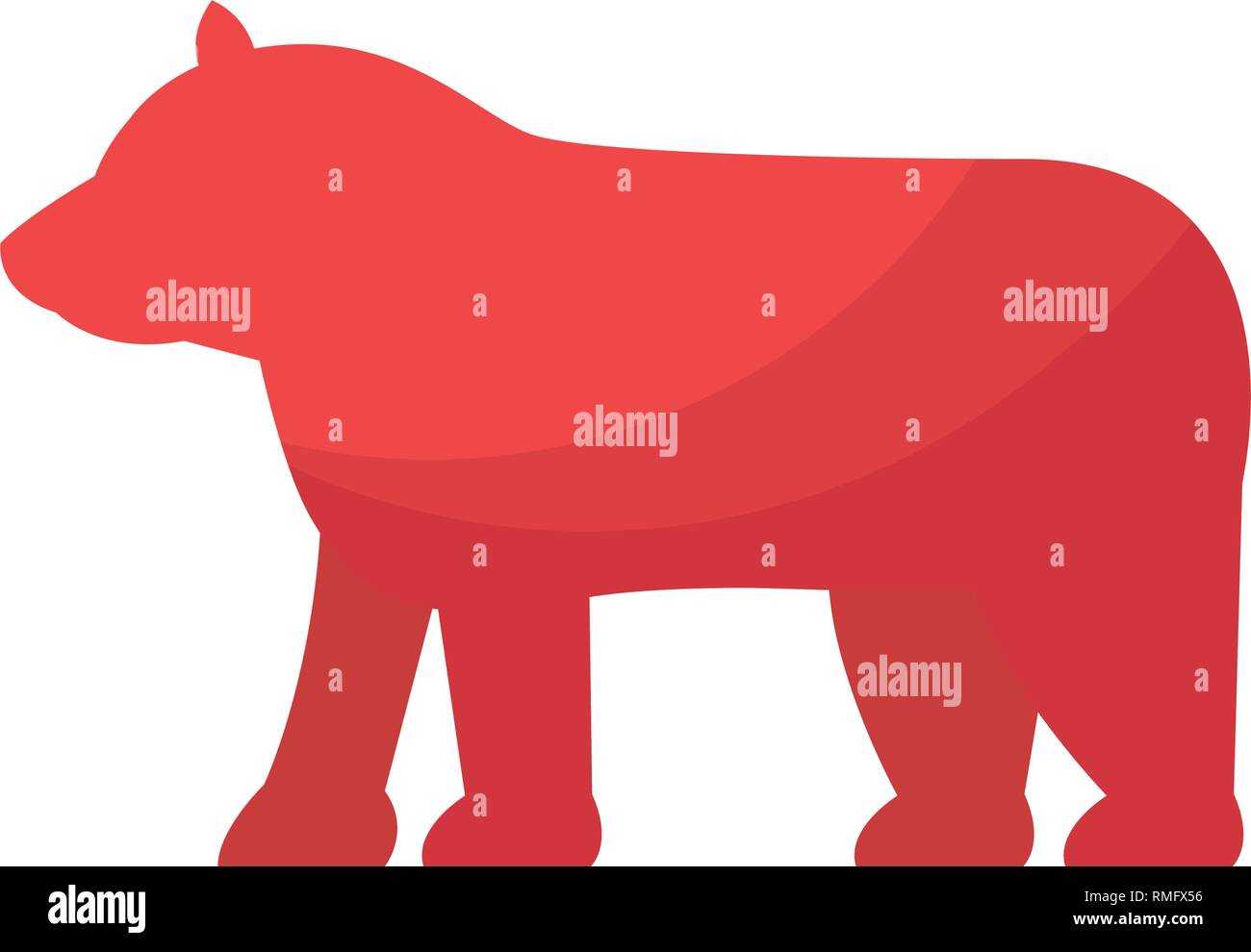 Bear Symbol Vector Illustration Stock Photos & Bear Symbol Vector ...