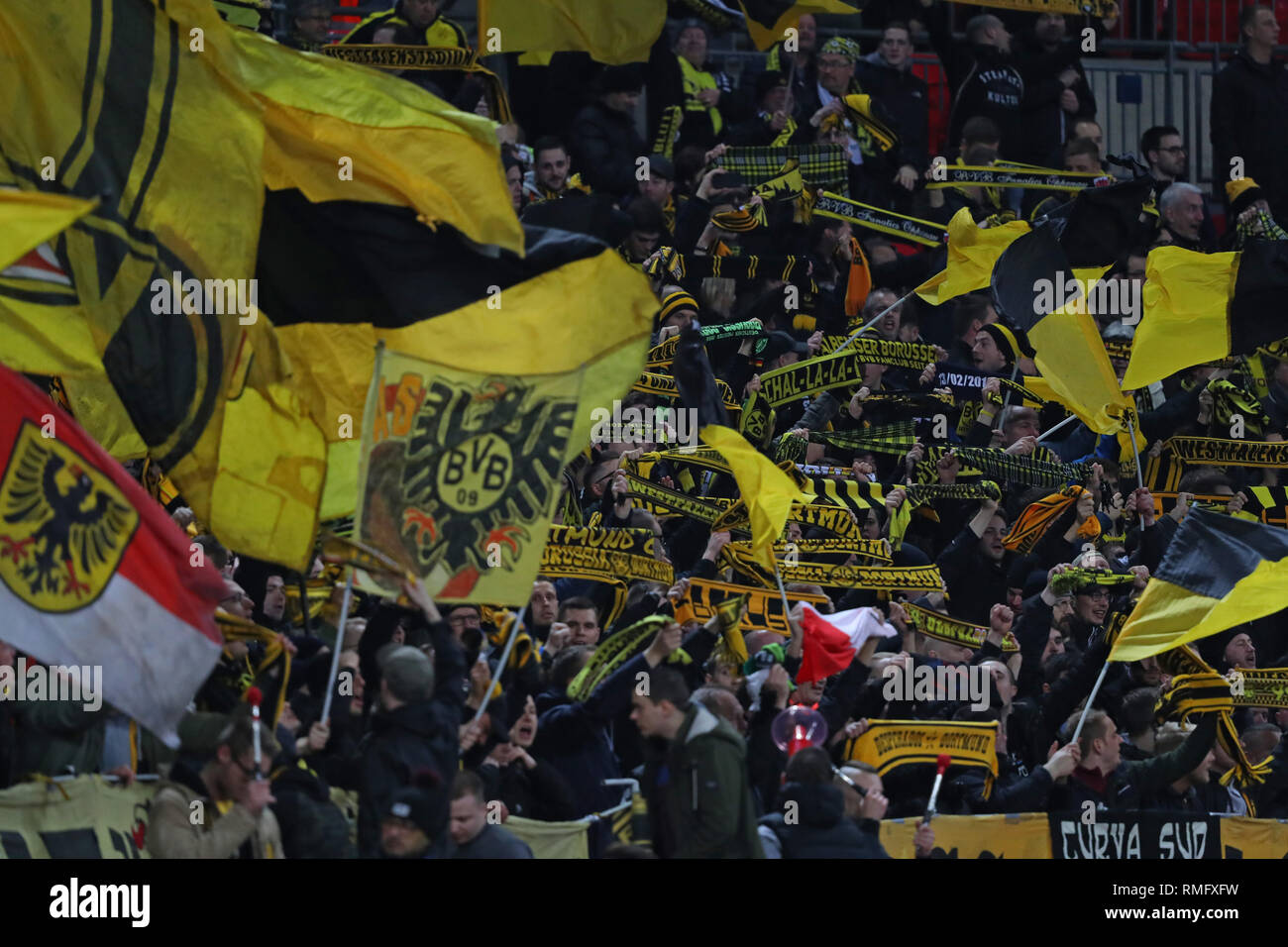 LONDON, ENGLAND - FEBRUARY 13 2019: Preview image of Borussia Dortmund ...