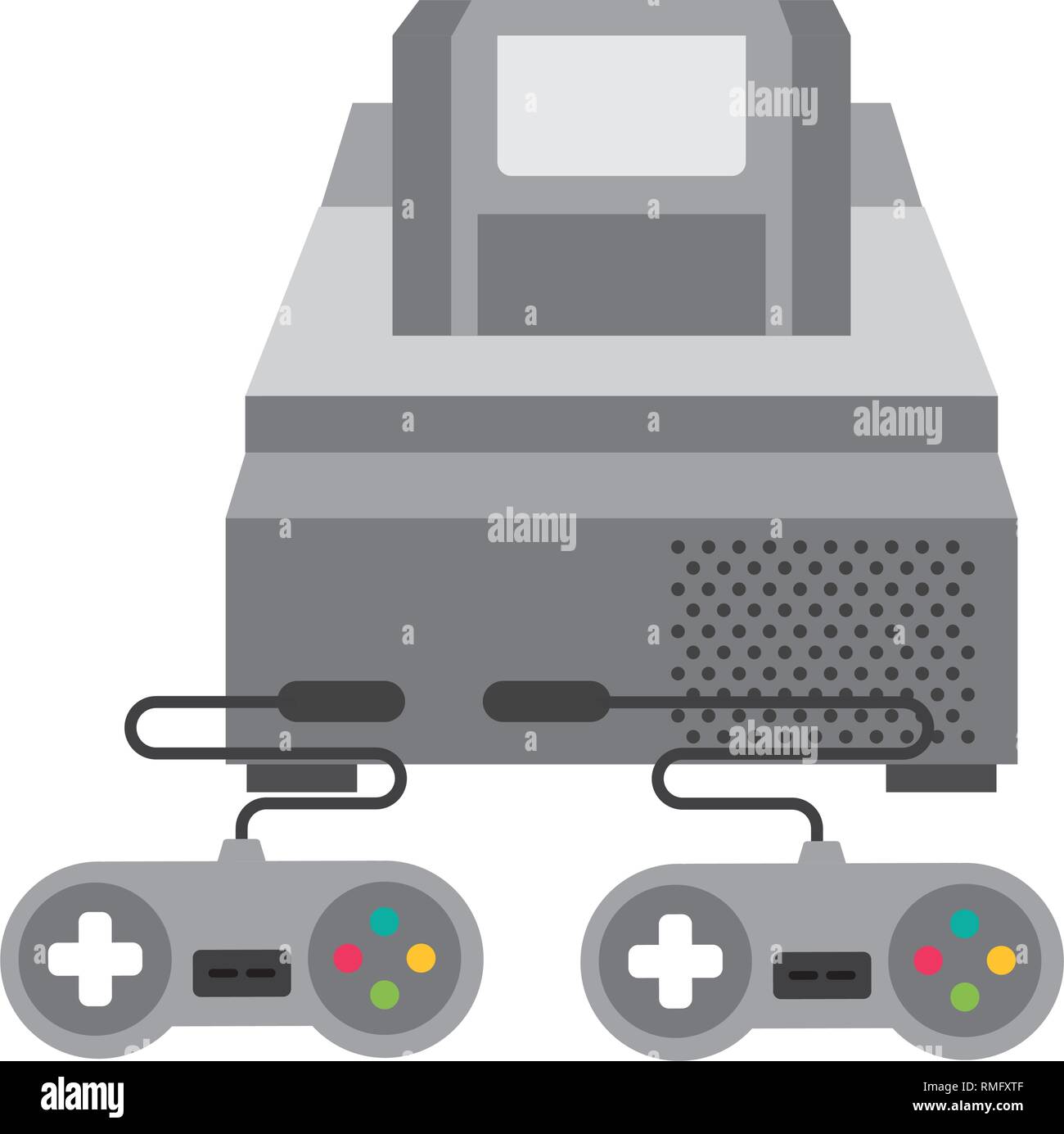 console and controls video game Stock Vector Image & Art - Alamy