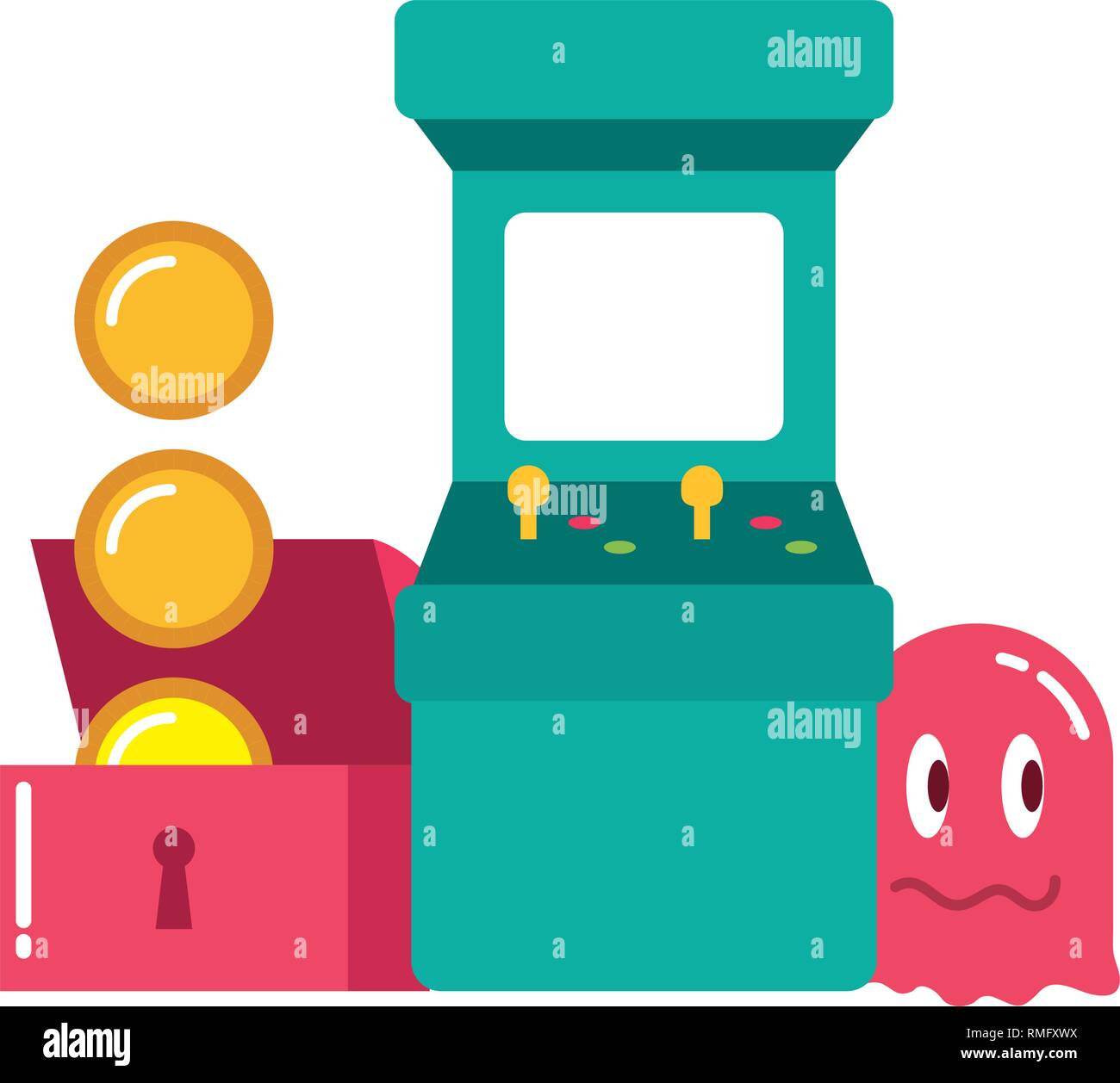 Chest machine Stock Vector Images - Alamy