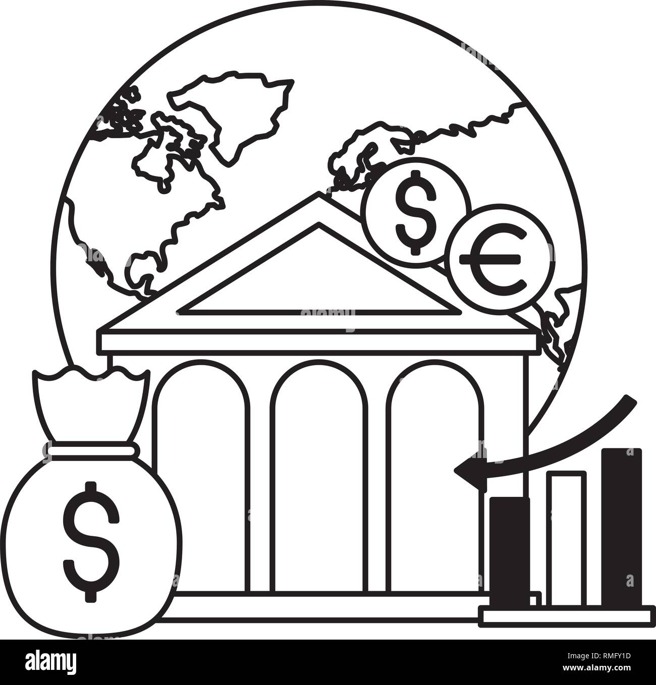 world bank money report chart stock market Stock Vector Image & Art - Alamy