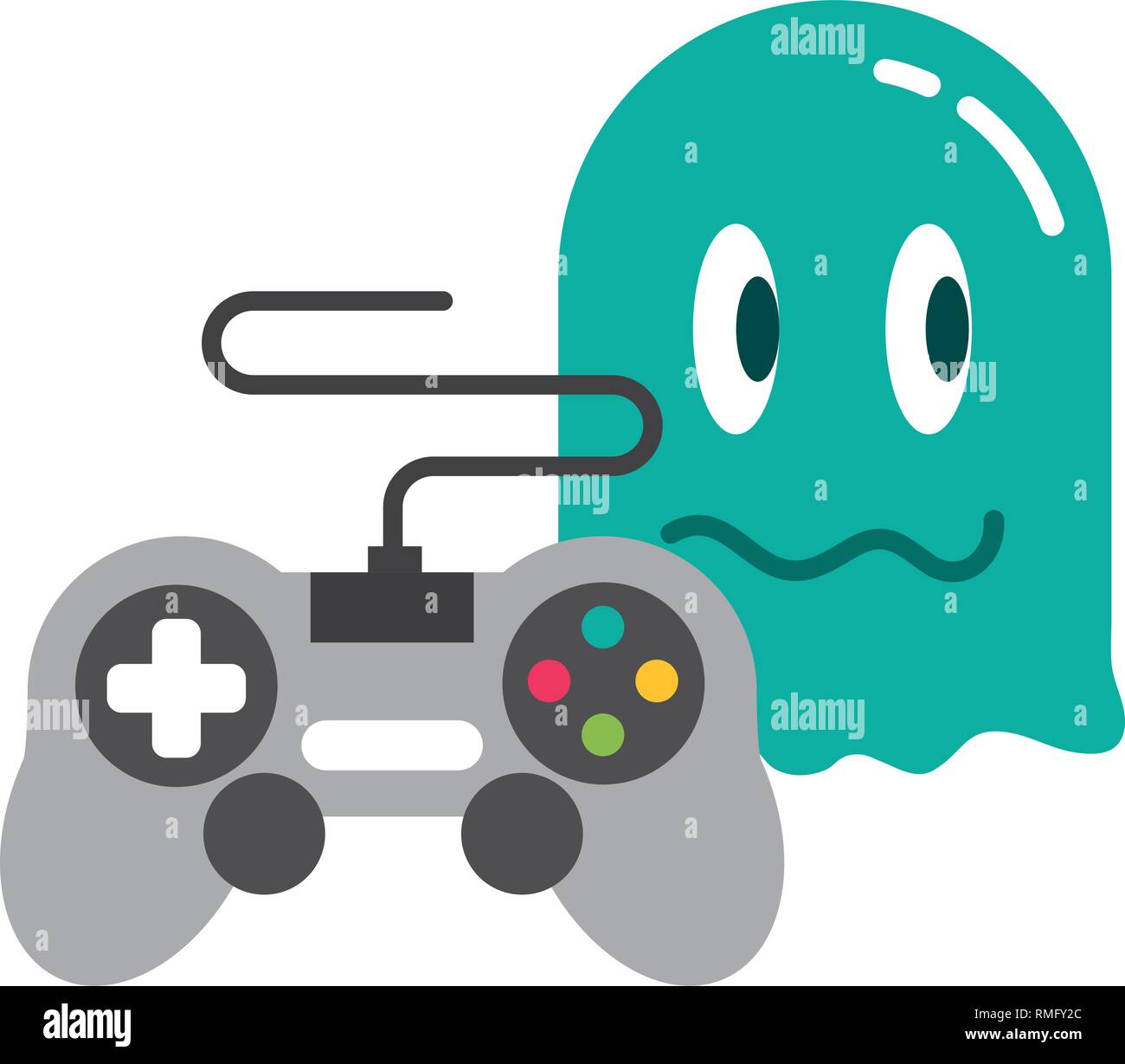 ghost controller gadget video game Stock Vector Image & Art - Alamy