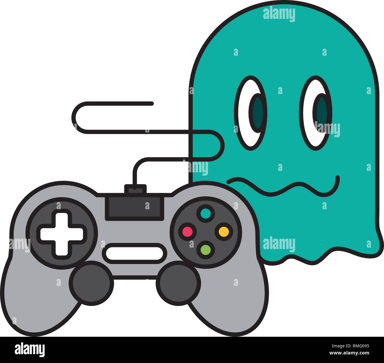ghost controller gadget video game Stock Vector Image & Art - Alamy