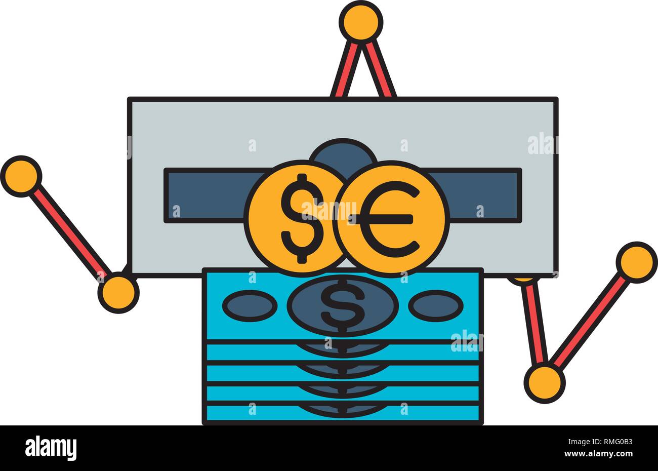 money chart report stock market Stock Vector Image & Art - Alamy
