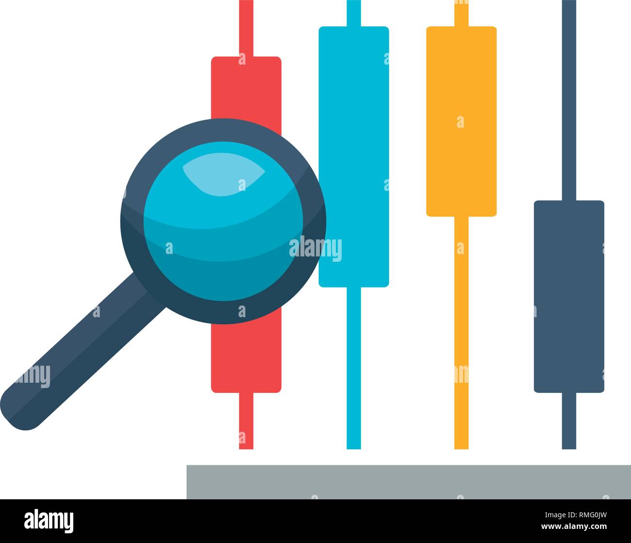 chart report analysis stock market Stock Vector Image & Art - Alamy
