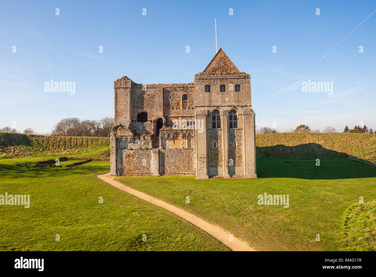 Castle Rising is a ruined medieval fortification in the village of ...