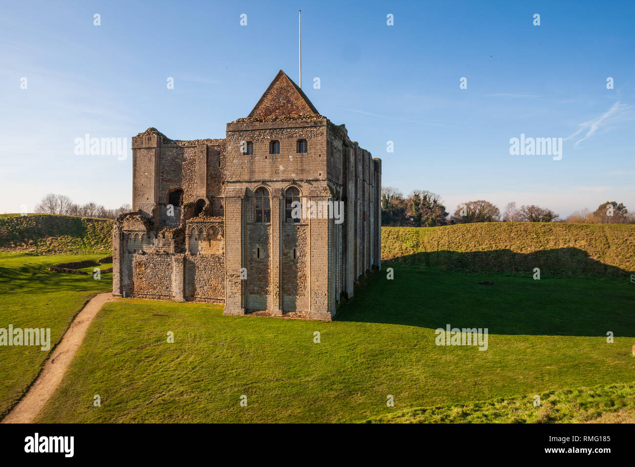 Castle Rising is a ruined medieval fortification in the village of ...
