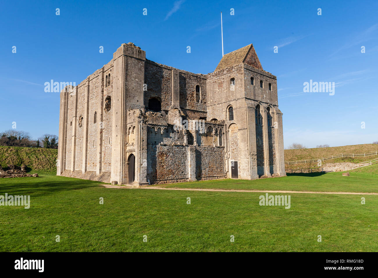 Castle Rising is a ruined medieval fortification in the village of ...