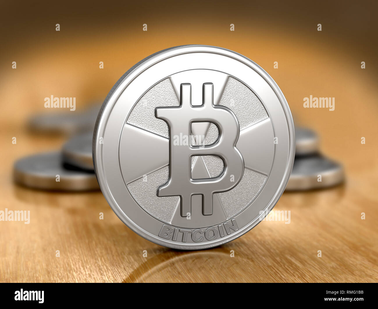 Bitcoin. Image with clipping path Stock Photo - Alamy
