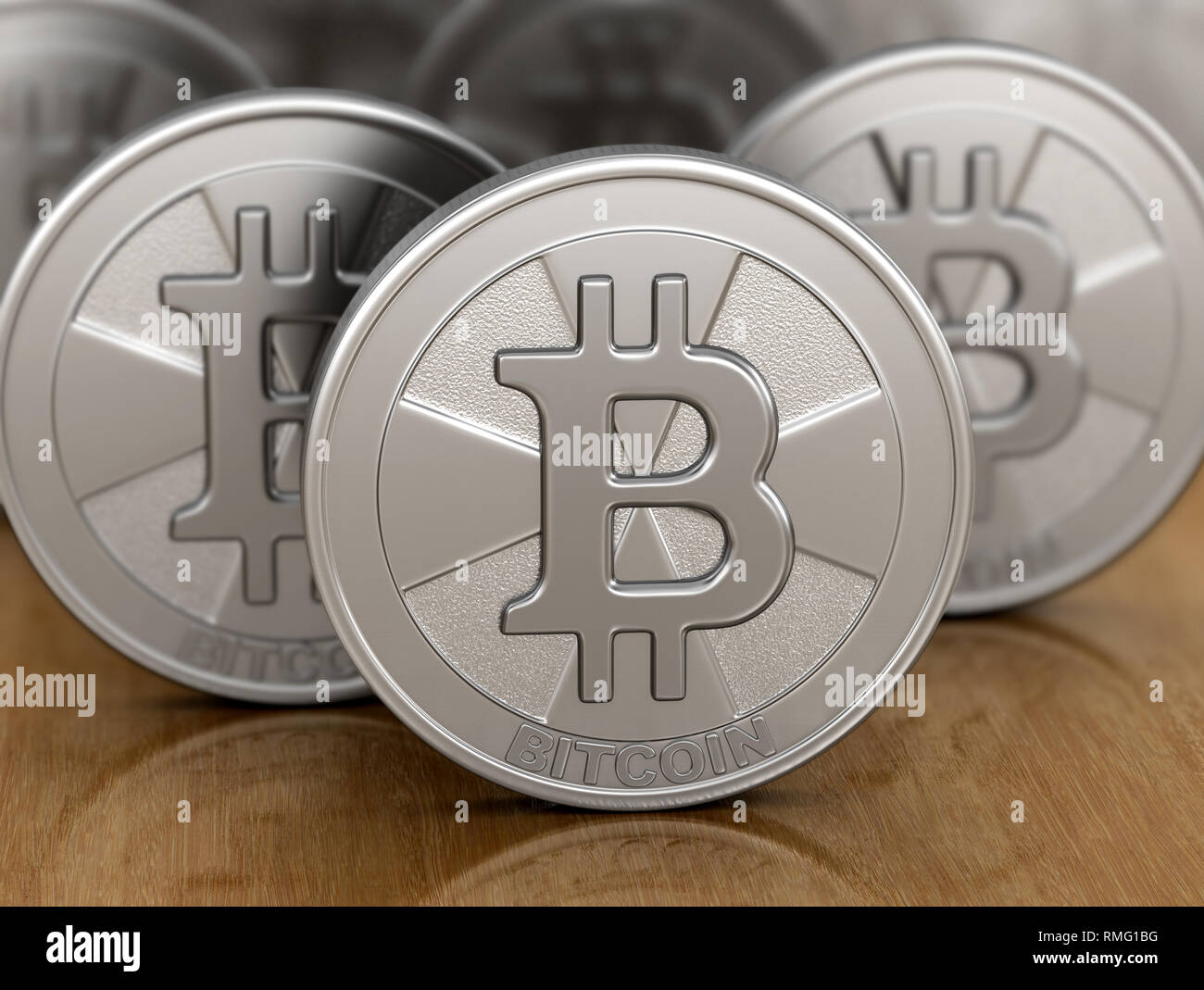 Bitcoin. Image with clipping path Stock Photo - Alamy
