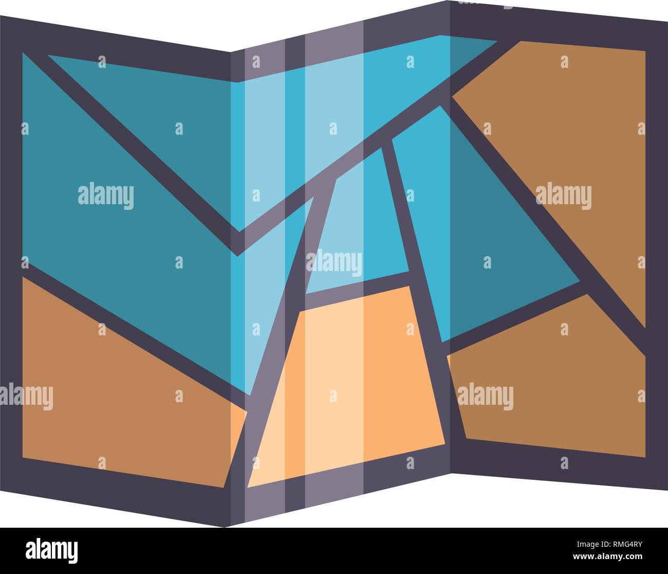 navigation map paper Stock Vector Image & Art - Alamy