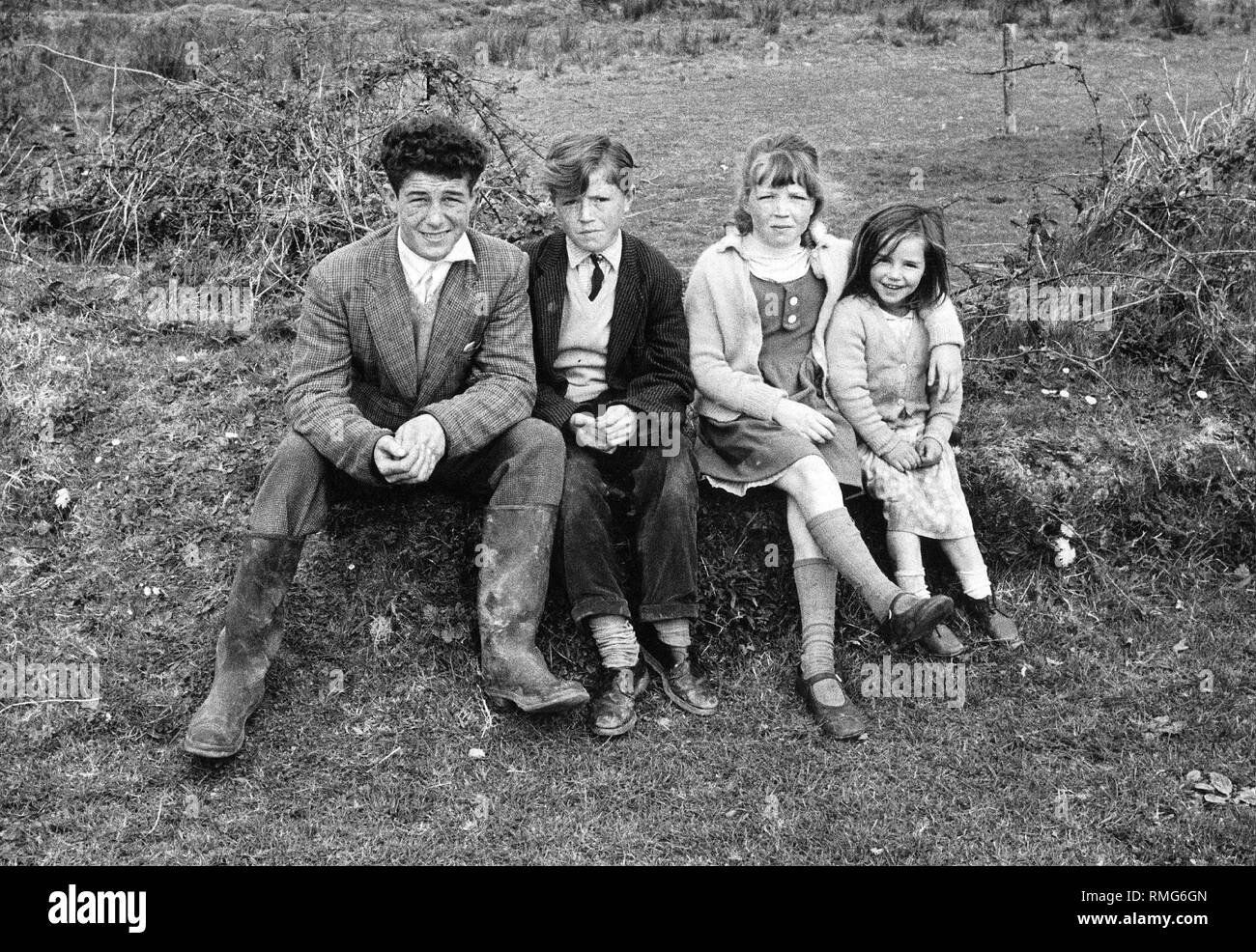 Girls and boys from Ireland Stock Photo - Alamy
