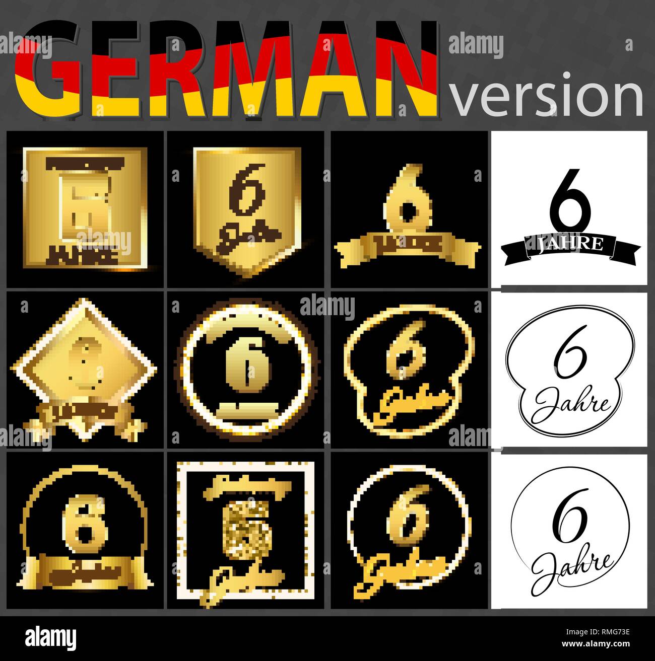 Festival number 6 Stock Vector Images - Alamy