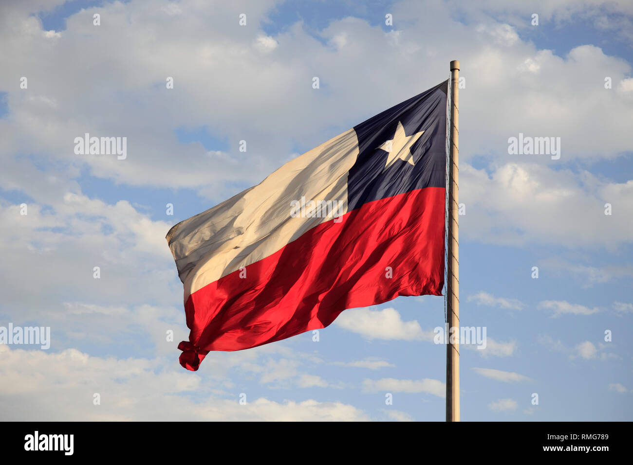 Santiago flag hi-res stock photography and images - Alamy