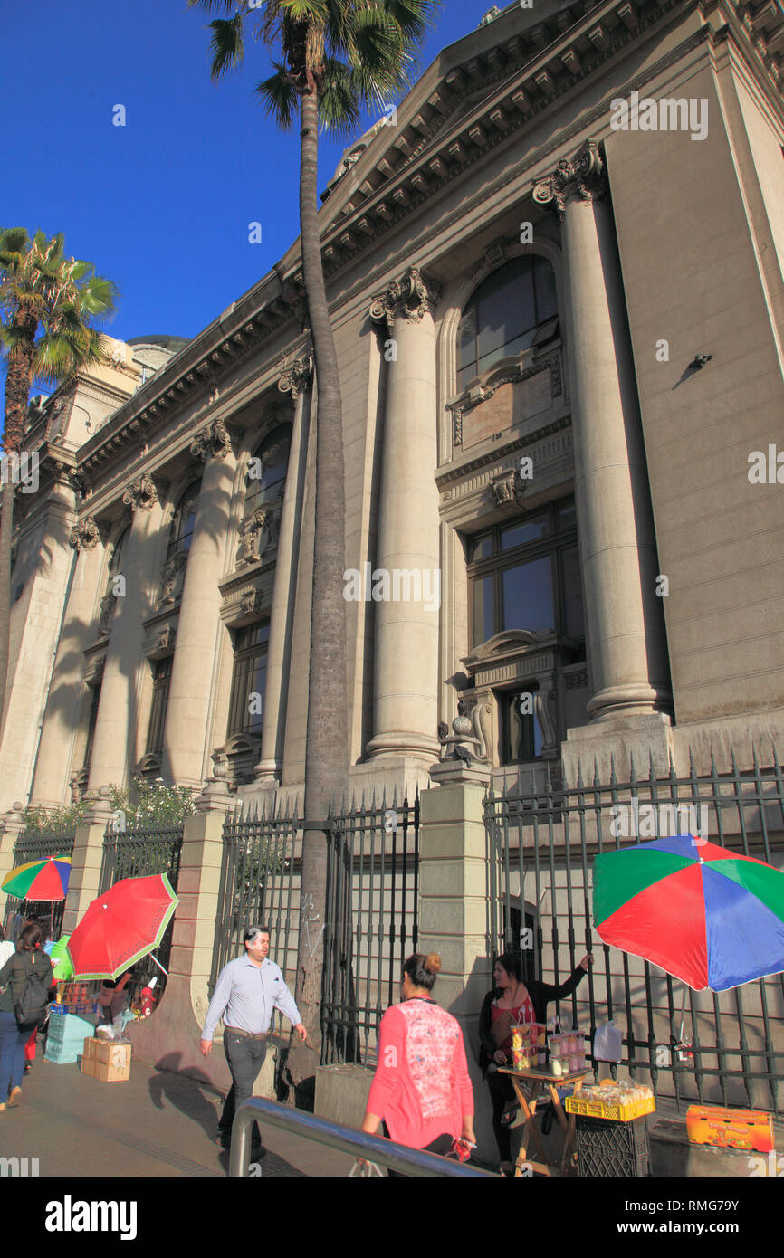 Chile, Santiago, Biblioteca Nacional, National Library Stock Photo - Alamy