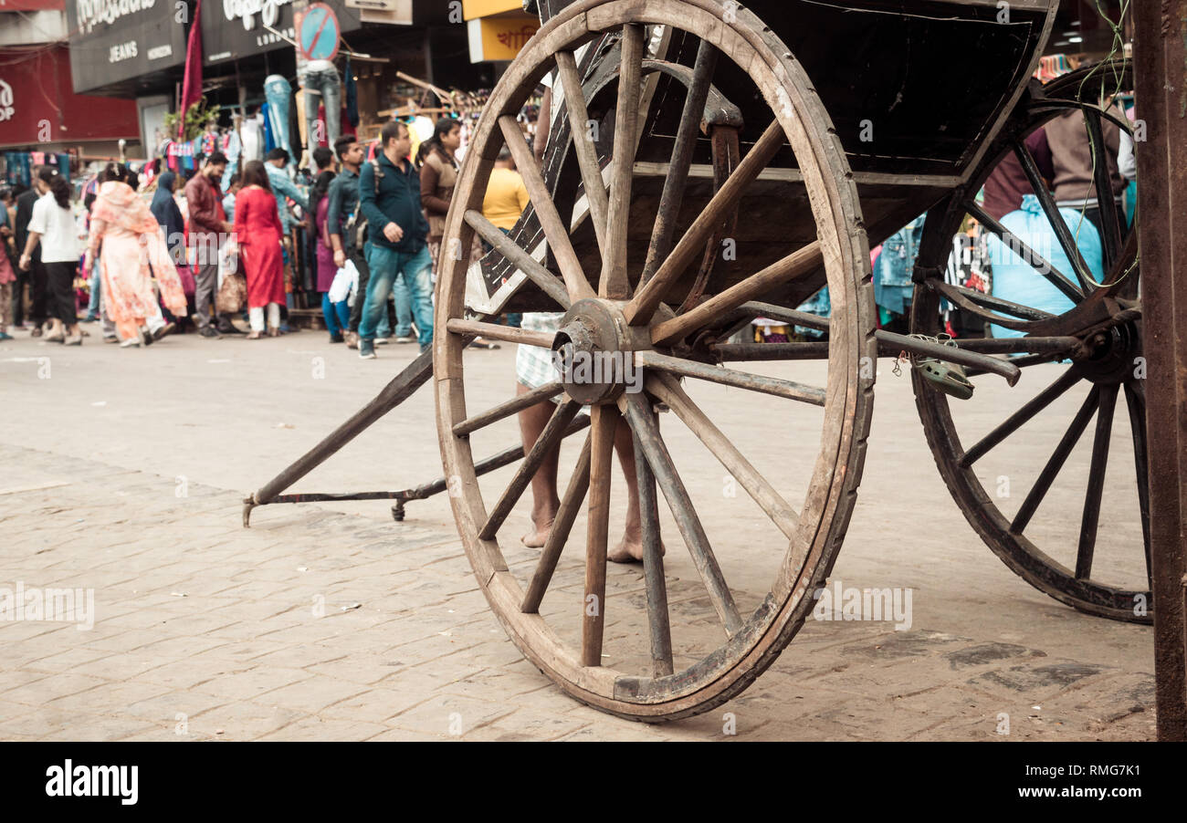 Human pulled rickshaw hi-res stock photography and images - Alamy