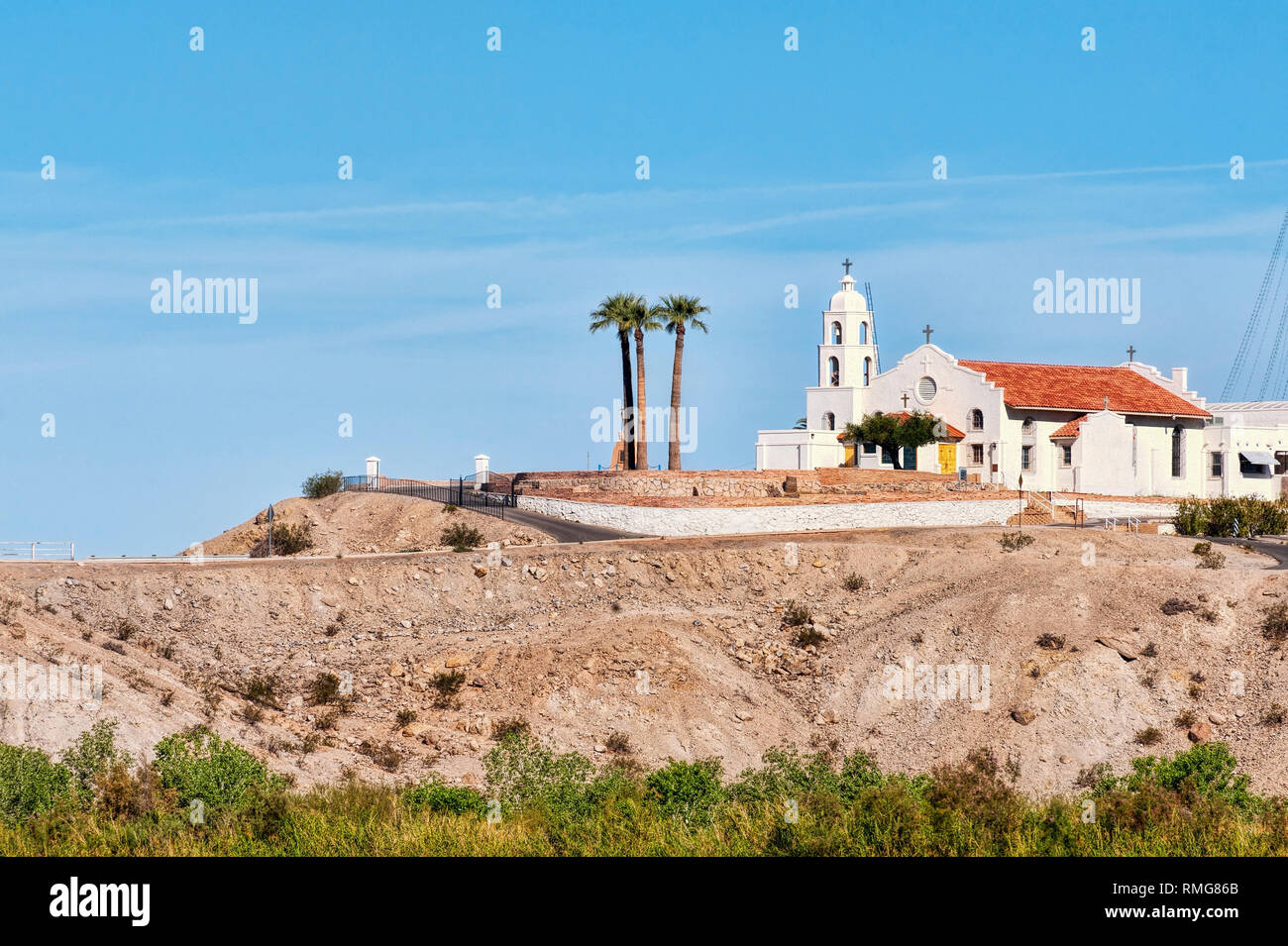 Yuma, Arizona, USA - March 23, 2012: St. Thomas Yuma Indian Mission ...