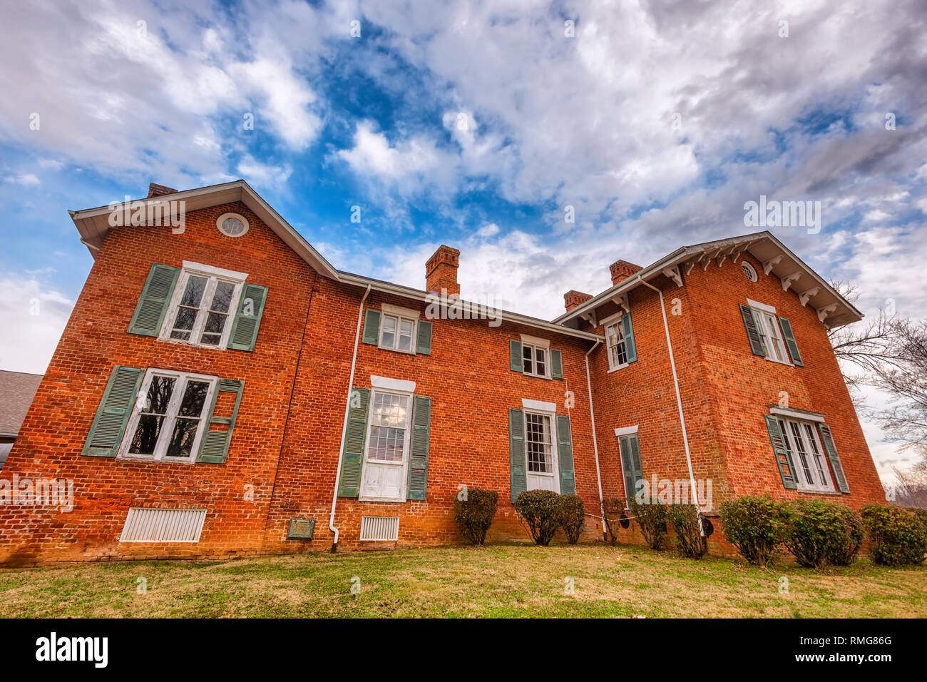Rogersville,Tennessee,USA - December 27,2018: This historical mansion ...