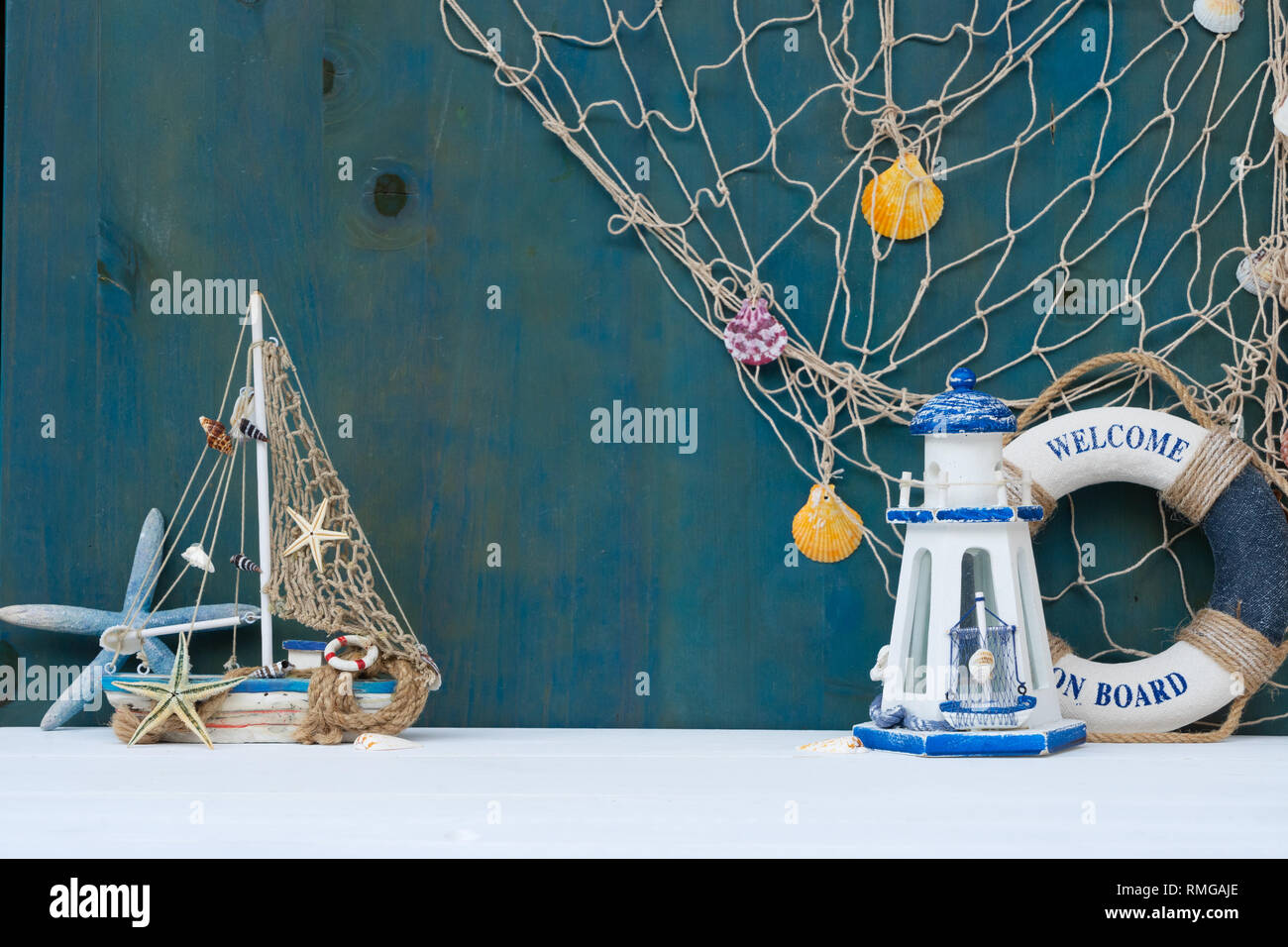 Summer sea still life Stock Photo - Alamy