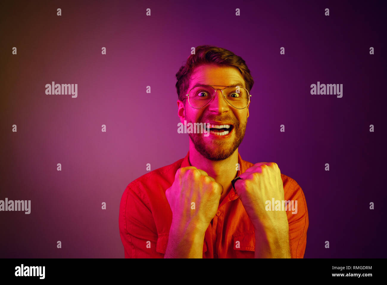 I won. Winning success happy man celebrating being a winner. Dynamic ...