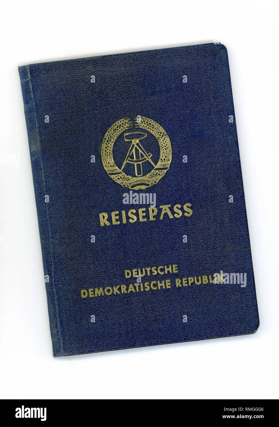 Front Of The East German Passport For German Citizens From 1957 Issue