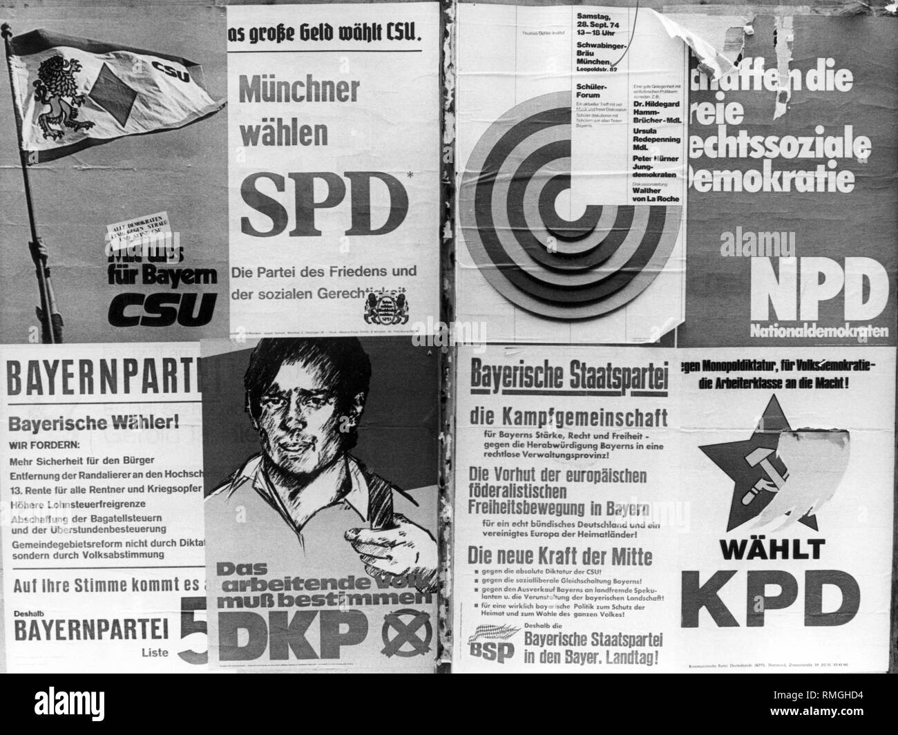 Npd party poster hi-res stock photography and images - Alamy