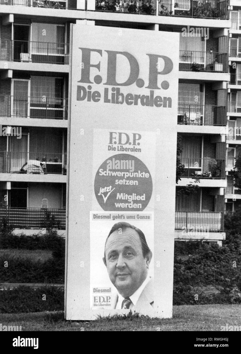 Fdp election poster hi-res stock photography and images - Alamy
